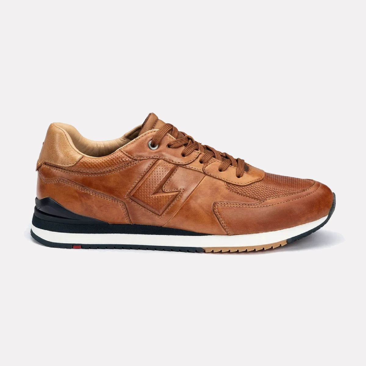 Lloyd Enos Trainer with Leather Uppers w/Rubber Sole / Hazelnut– Churchills-Crossings Menswear